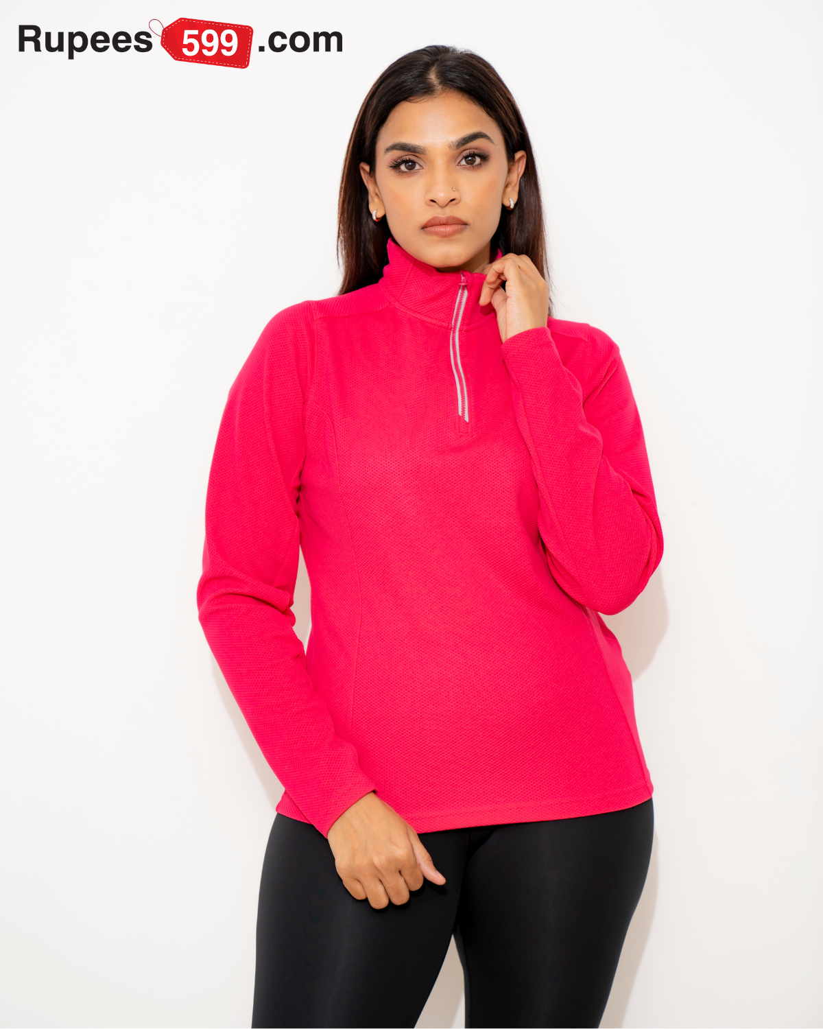 Ladies 1/4-Zip Pullover – Rupees599.com