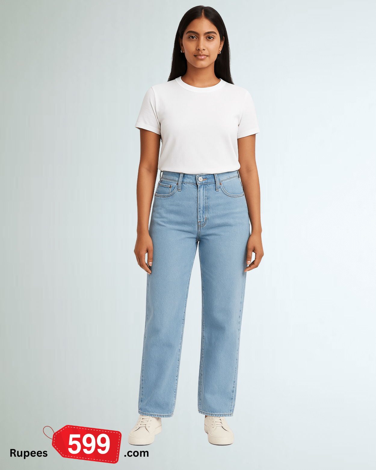 Ladies’ Comfort-Fit Lightweight Denim – Rupees599.com